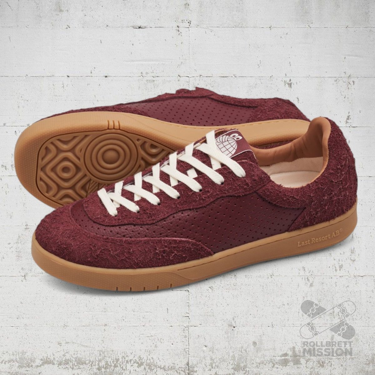Last Resort AB CM001 Performance Oxblood Gum Skateshoe - Skateboard ...