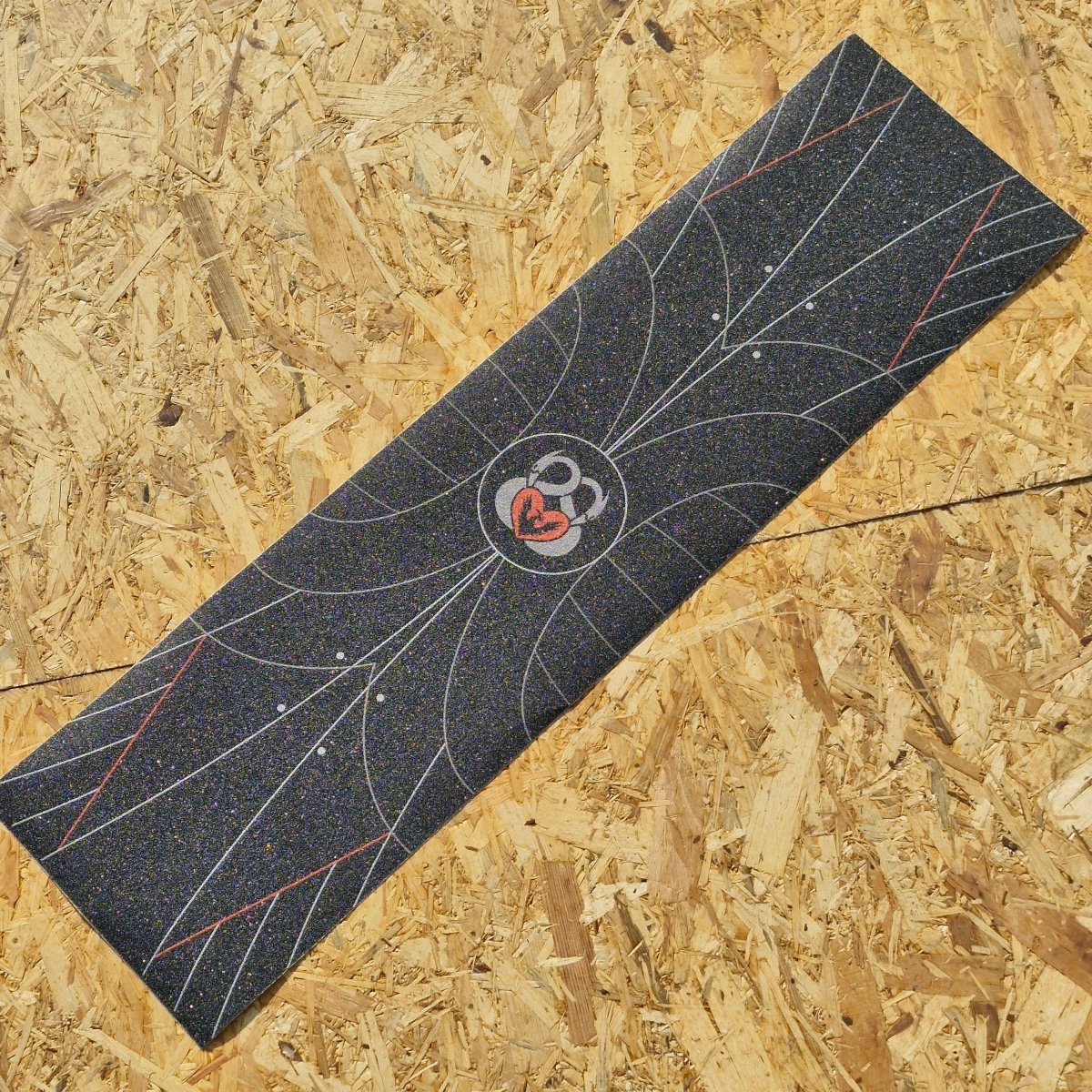 Powell Peralta Andy Anderson Theory Map Griptape - Skateboard-Kleinteile Rollbrett Mission
