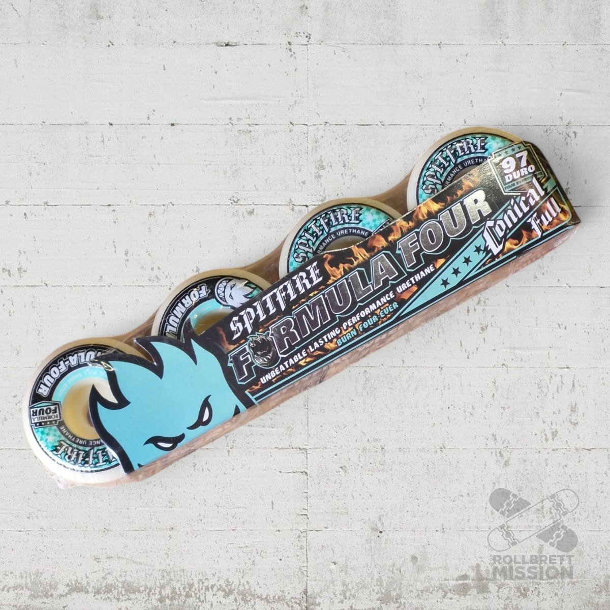 Spitfire F4 97A 56mm Conical Full Wheels - Skateboard-Rollen Rollbrett ...